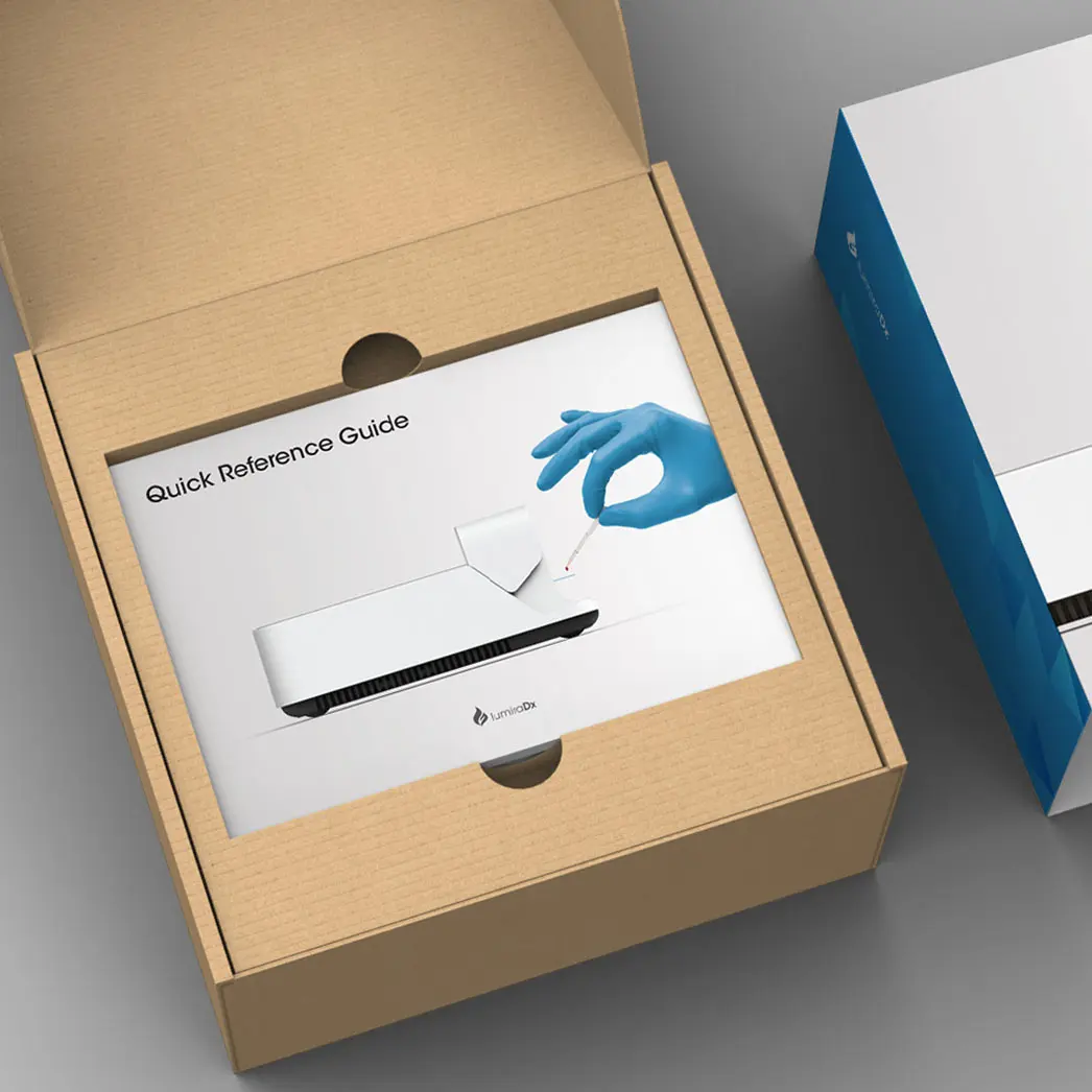 Packaging design for a PoC diagnostic | Team Consulting